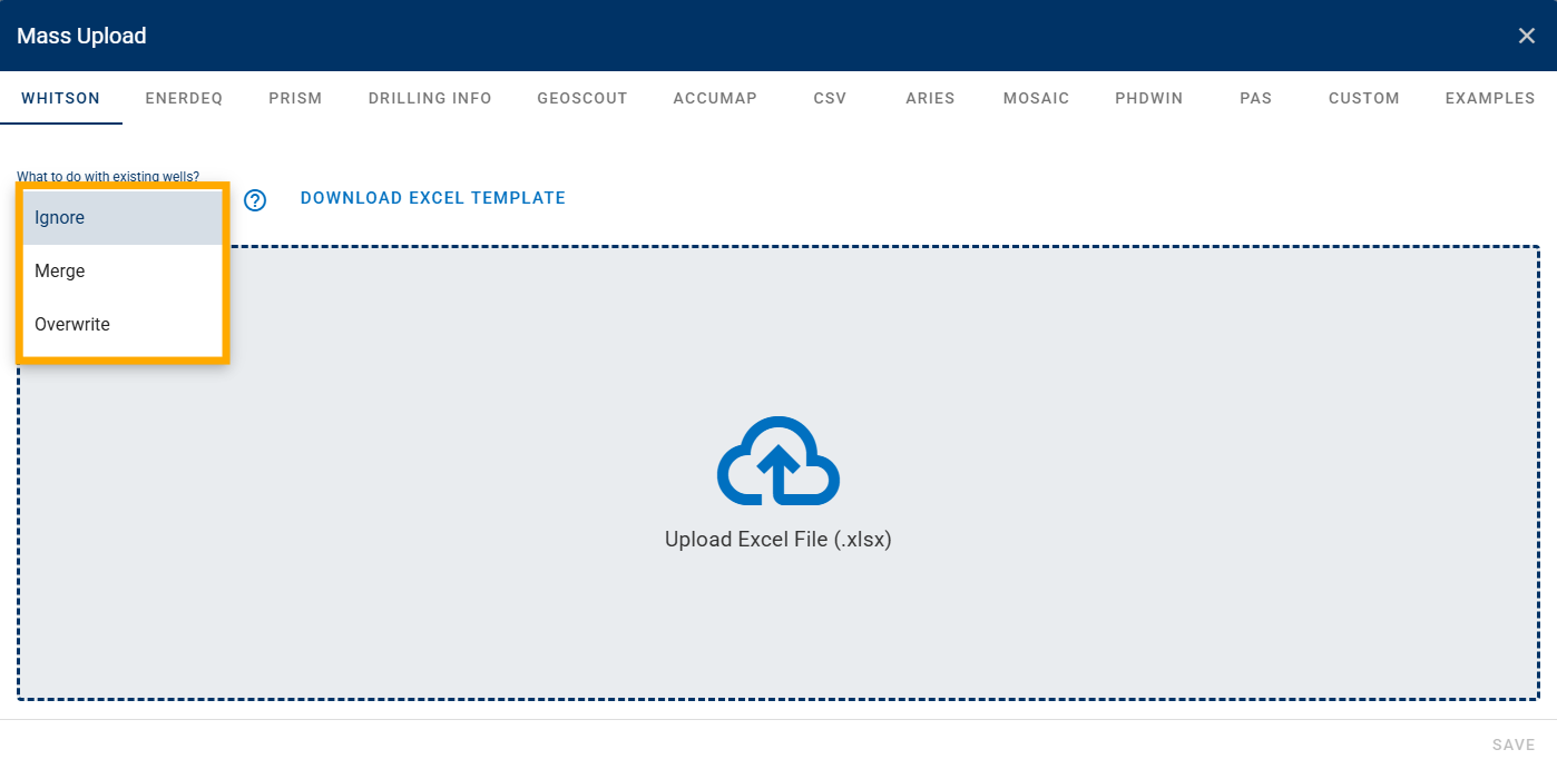 Mass Upload - whitson⁺ - User Manual